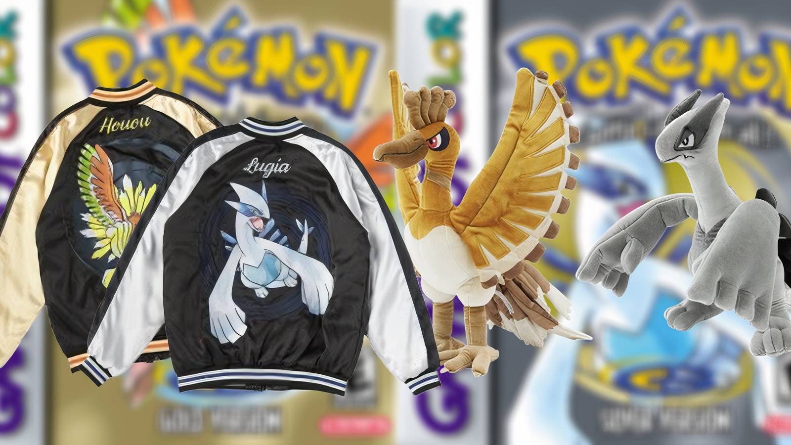 Pokemon Reveals Gold & Silver 25th Anniversary Merch Range