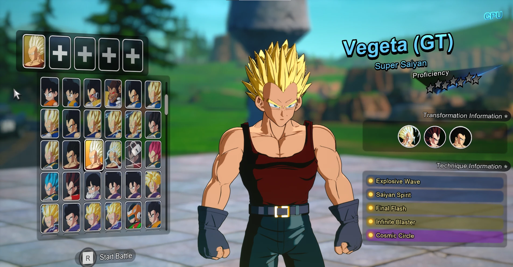 Dragon Ball: Sparking Zero Fan Adds GT Vegeta