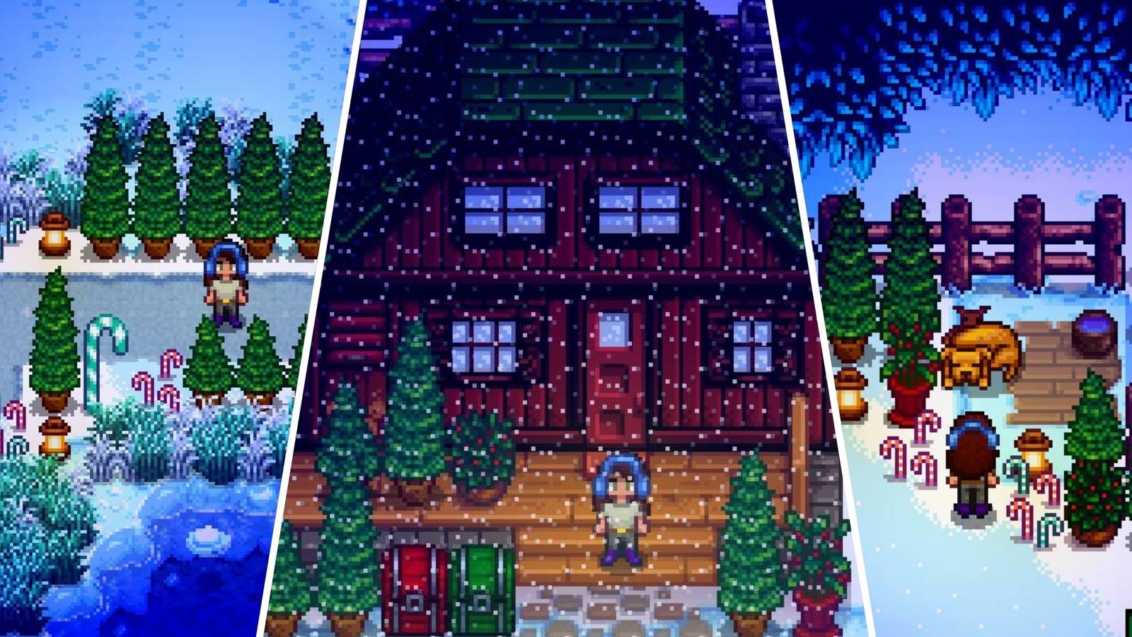 How To Make The Farm Festive In Winter In Stardew Valley