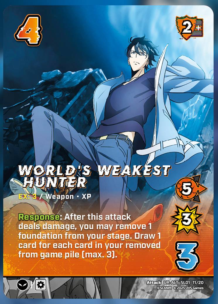 Check Out UniVersus' Alt-Art Solo Leveling Cards