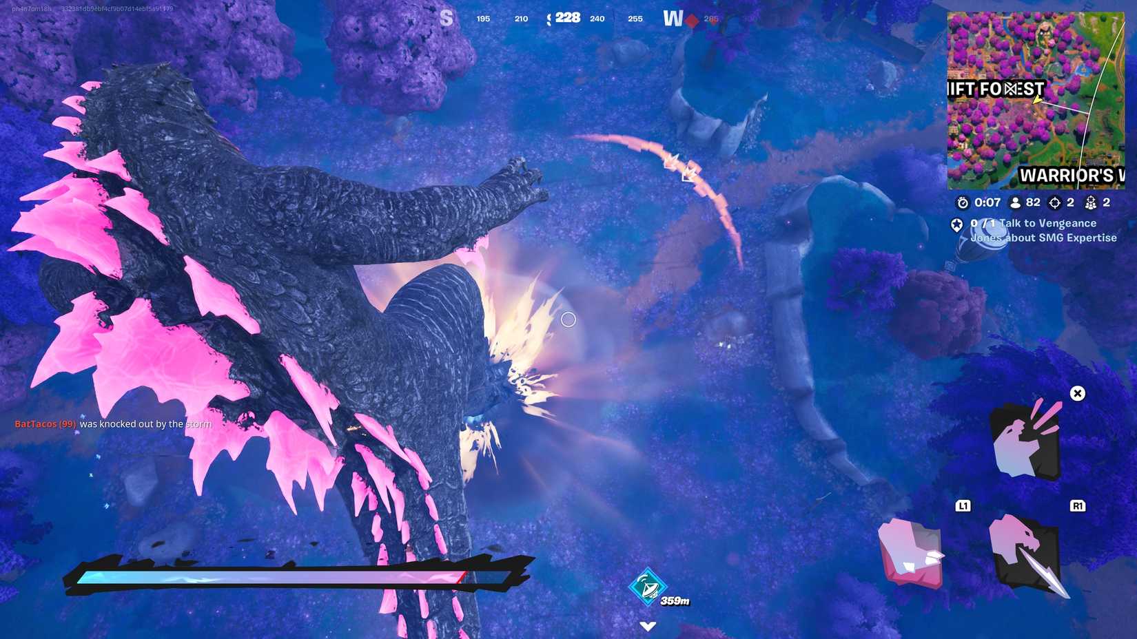 How To Complete Godzilla Quest In Fortnite