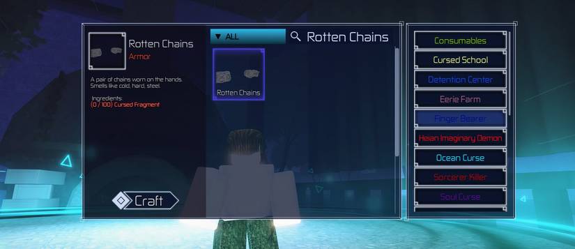 How To Get Rotten Chains In Roblox: Jujutsu Infinite
