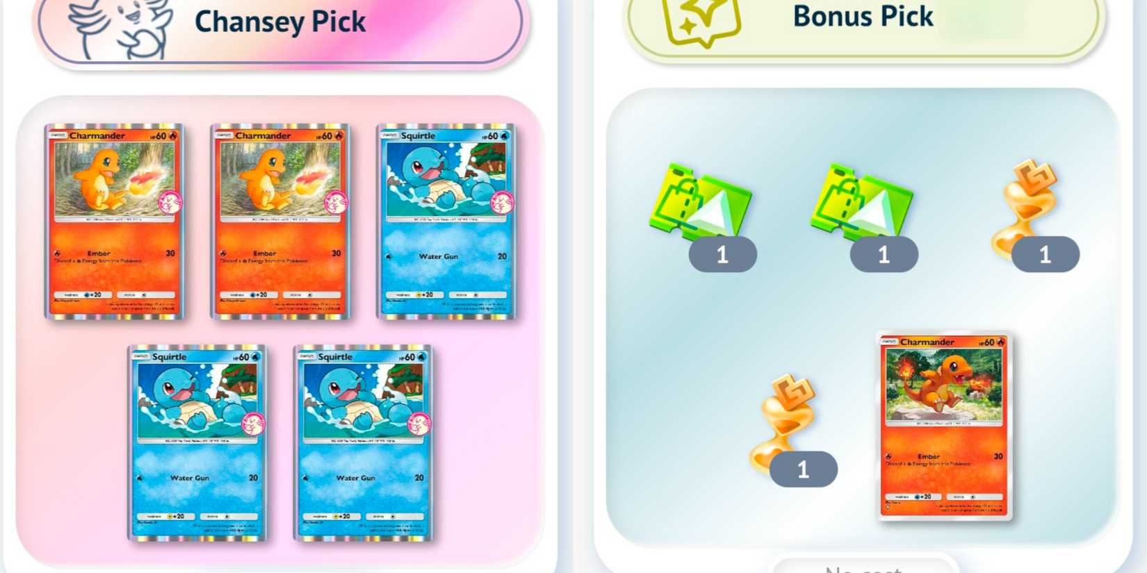 Pokemon TCG Pocket's Charmander And Squirtle Wonder Pick Event Is Live Now