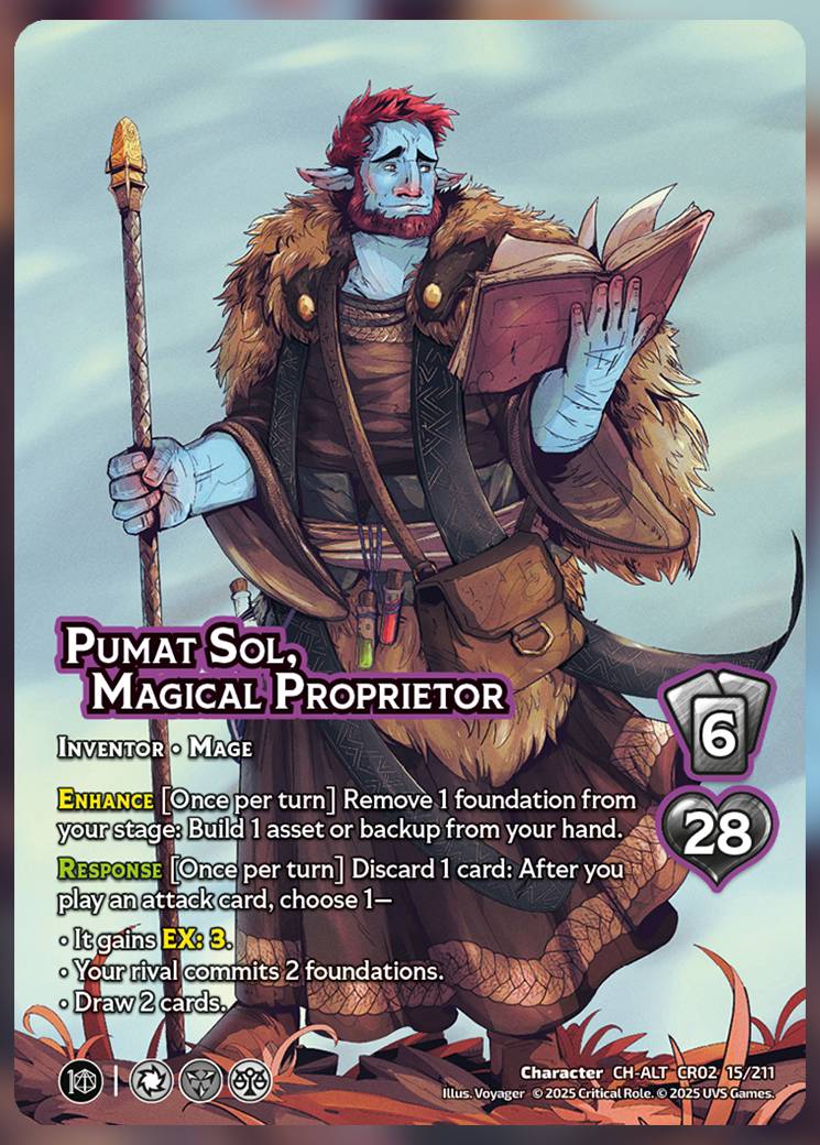 Take A Look At The Alt-Art Cards Of UniVersus' Critical Role: Heroes Of ...
