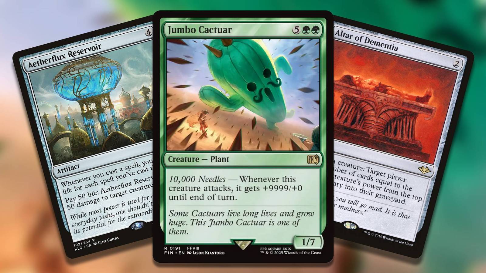 Combos You Can Do With Final Fantasy's Jumbo Cactuar - Magic: The Gathering