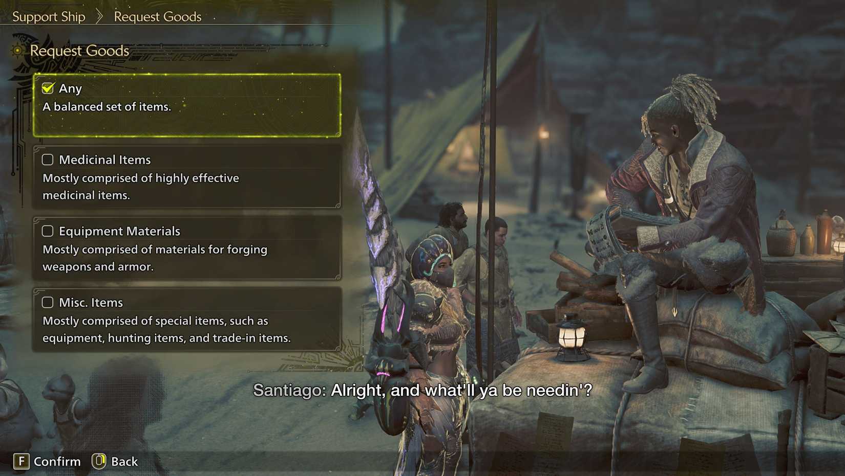 How To Use The Support Ship In Monster Hunter Wilds