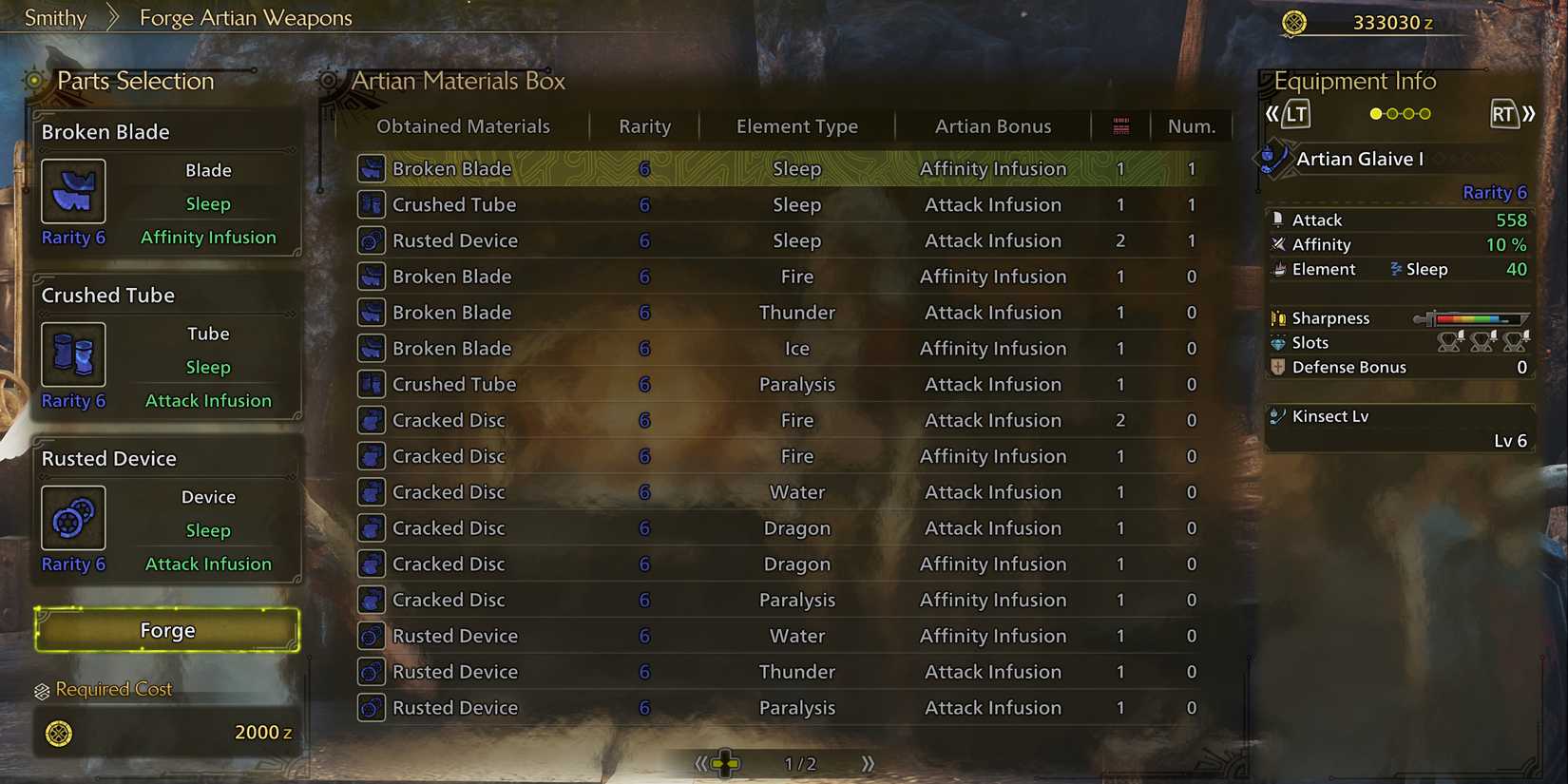 How To Unlock The Artian Weapons In Monster Hunter Wilds