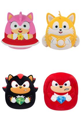 Sonic's Latest Squishmallows Include New Shadow And Amy Designs