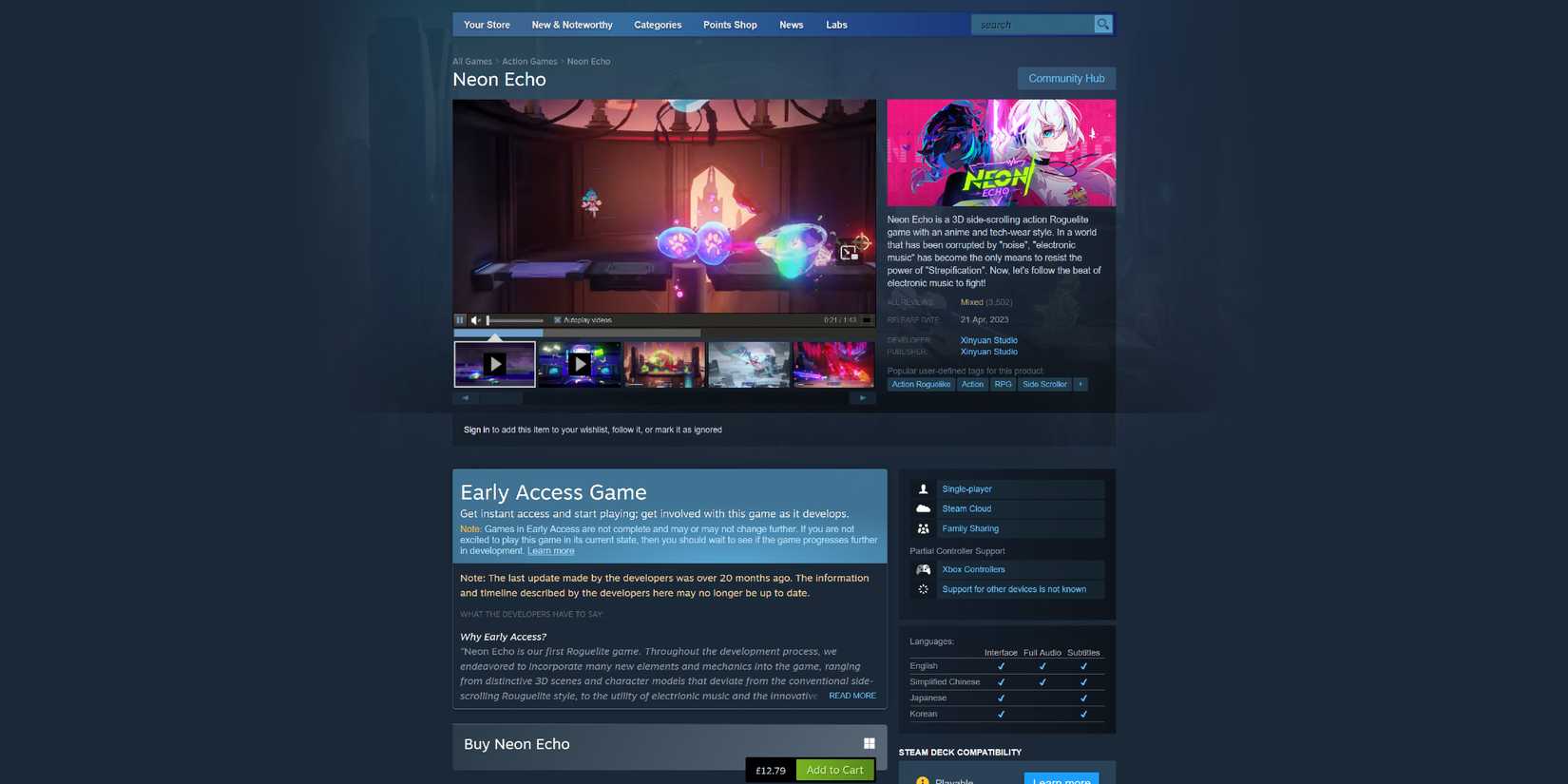Steam Update Warns You When Devs Have Abandoned Early Access Games
