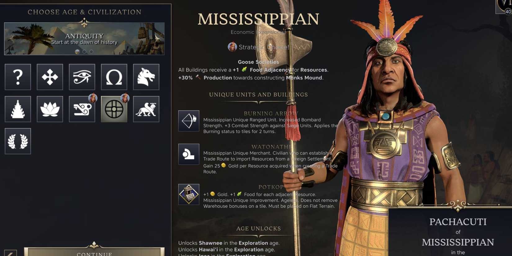 Pachacuti Leader Guide For Civ 7