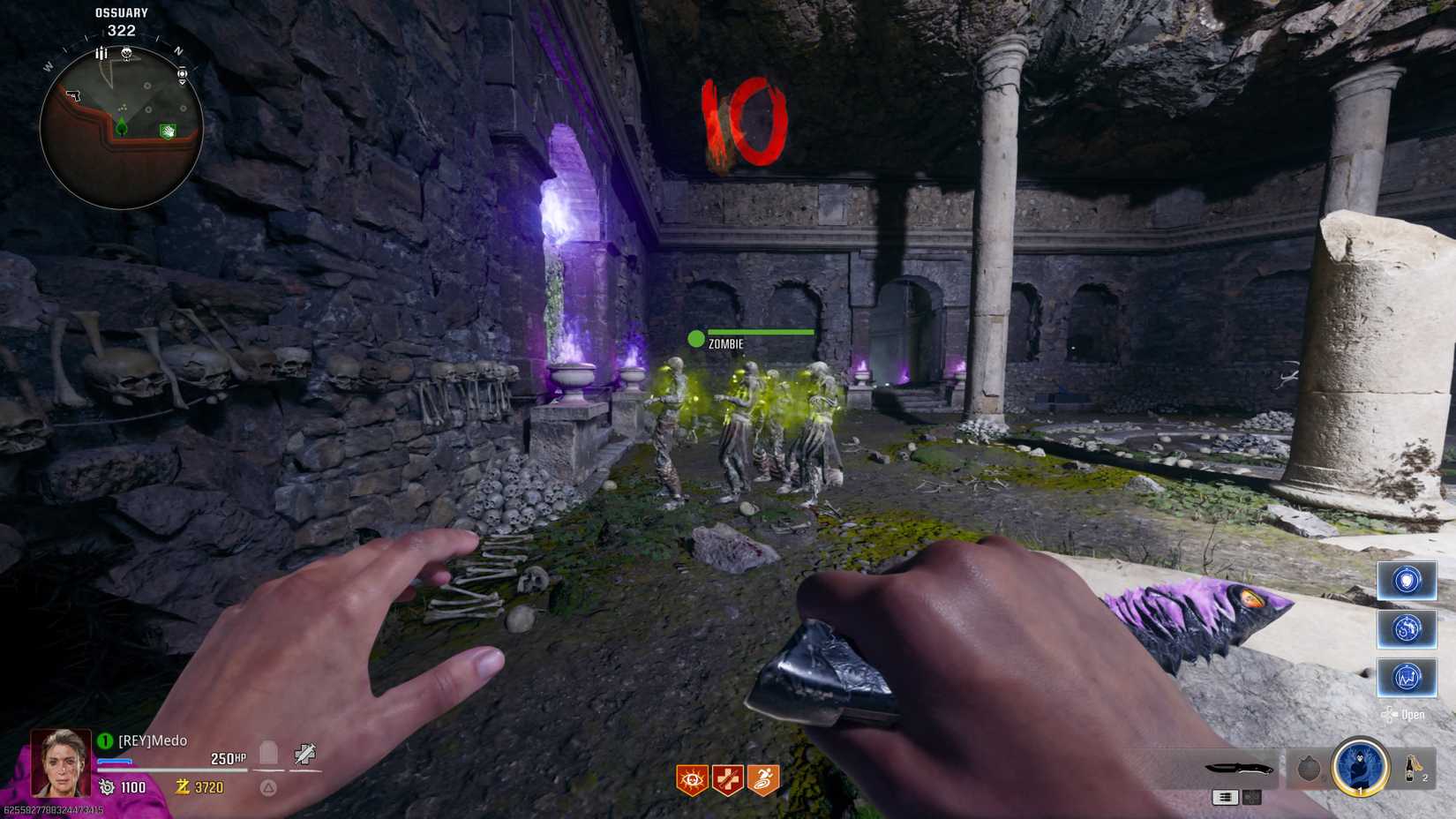 Horde Of Friendly Zombies Easter Egg On The Tomb In Black Ops 6