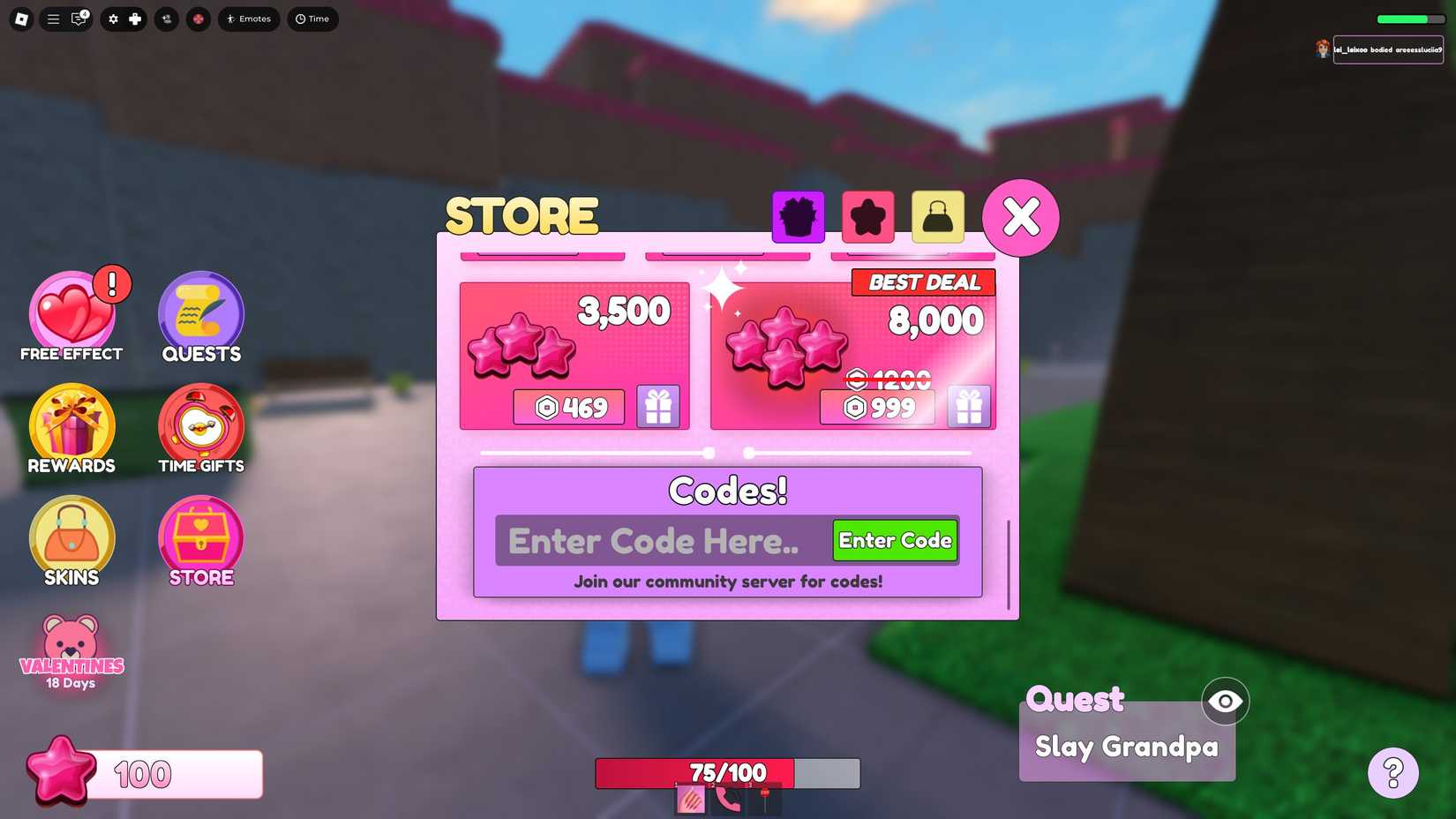 Baddies Brawl Codes - Roblox