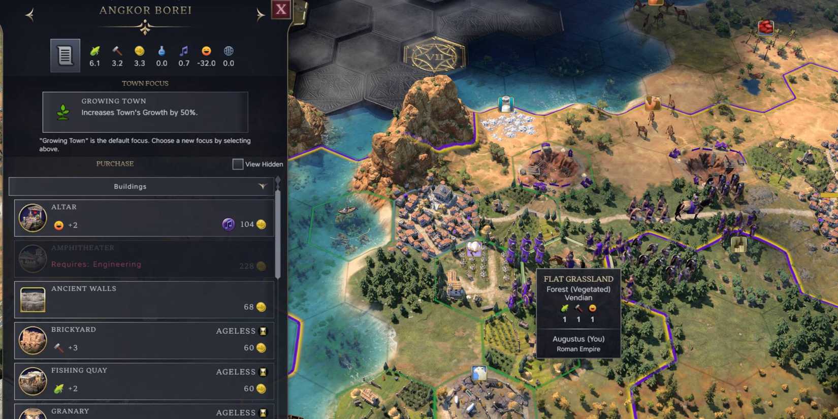 Complete Guide To Towns In Civilization 7