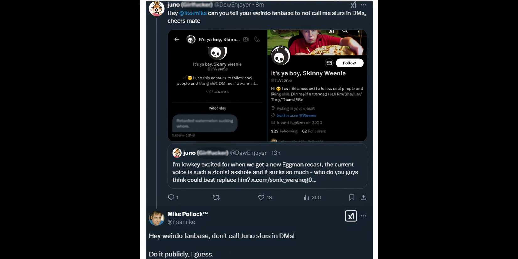 Sonic Fan Accuses Eggman VA Of Encouraging People To Call Them Slurs