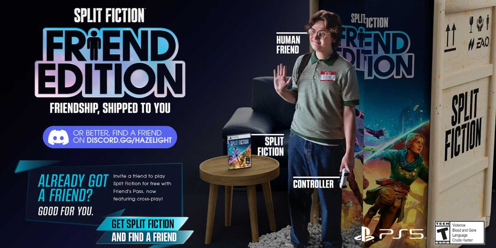 Split Ficition's Make-Believe "Friend Edition" Includes Someone To Play ...