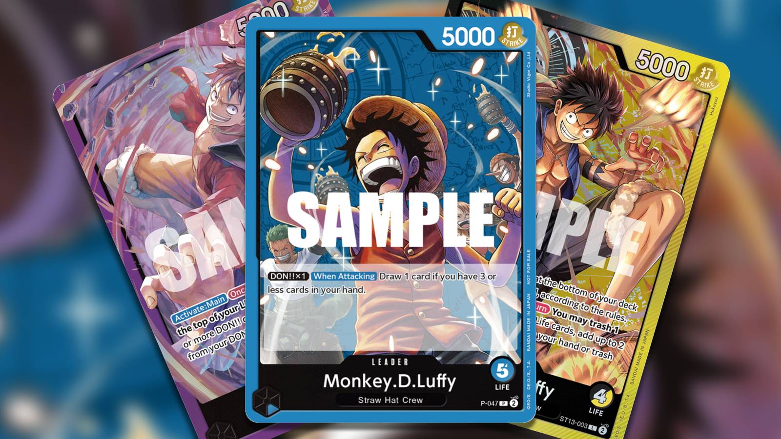 The Best Monkey.D.Luffy Leaders In The One Piece Card Game