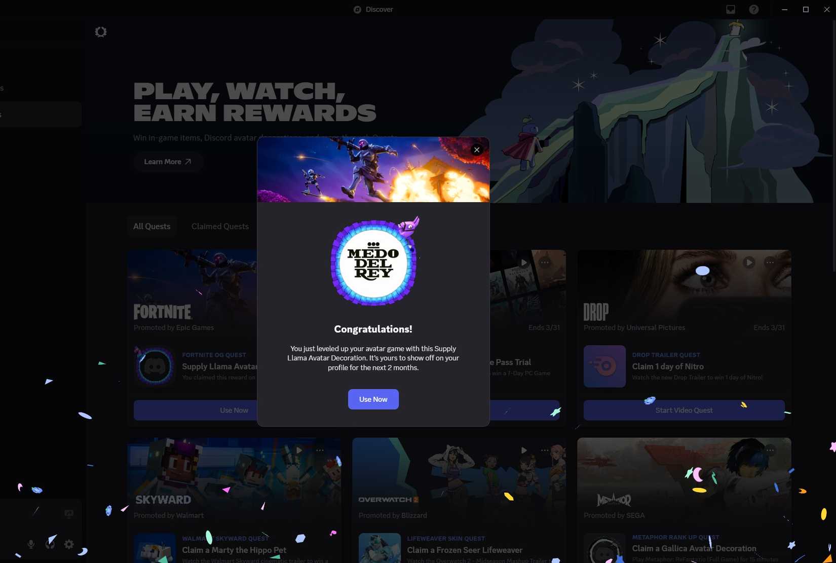 How To Get The Discord Supply Llama Avatar Decoration In Fortnite