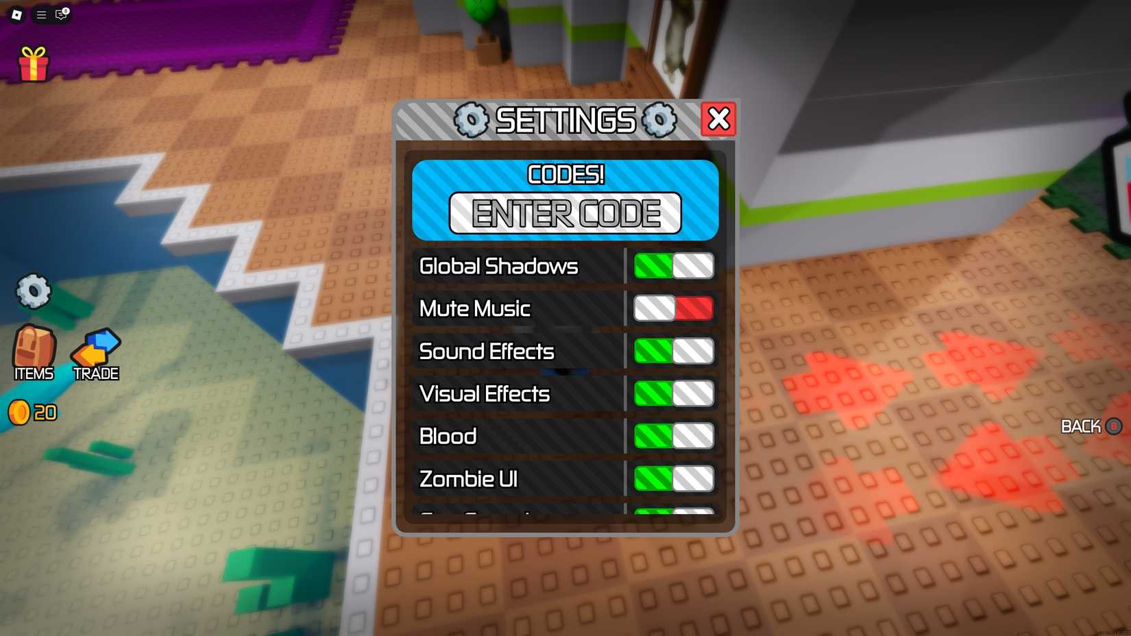 Zombies RNG Codes - Roblox