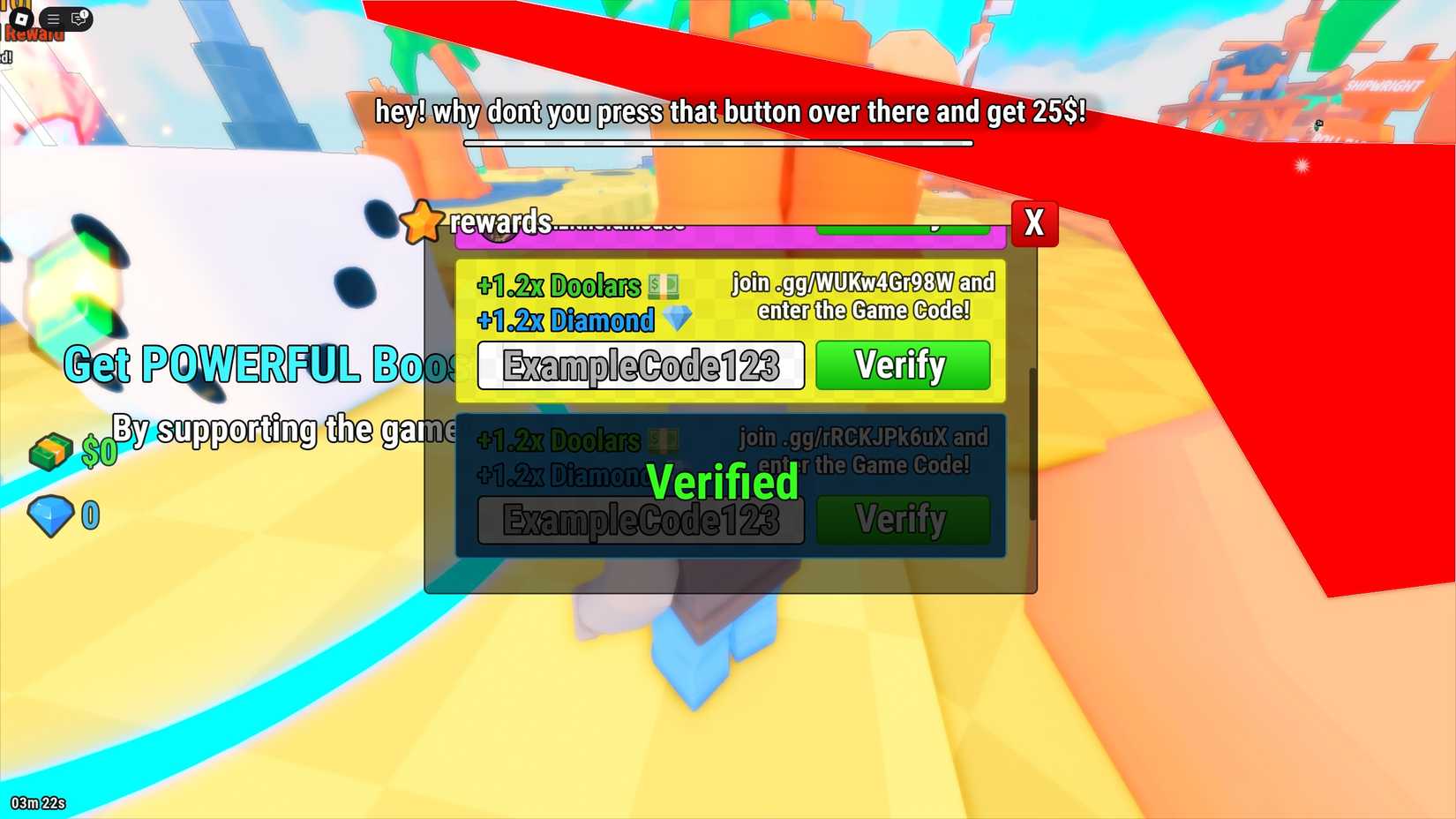 Mega Rolls Codes - Roblox