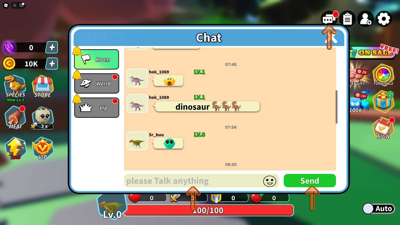 Dinosaur Evolution Codes - Roblox