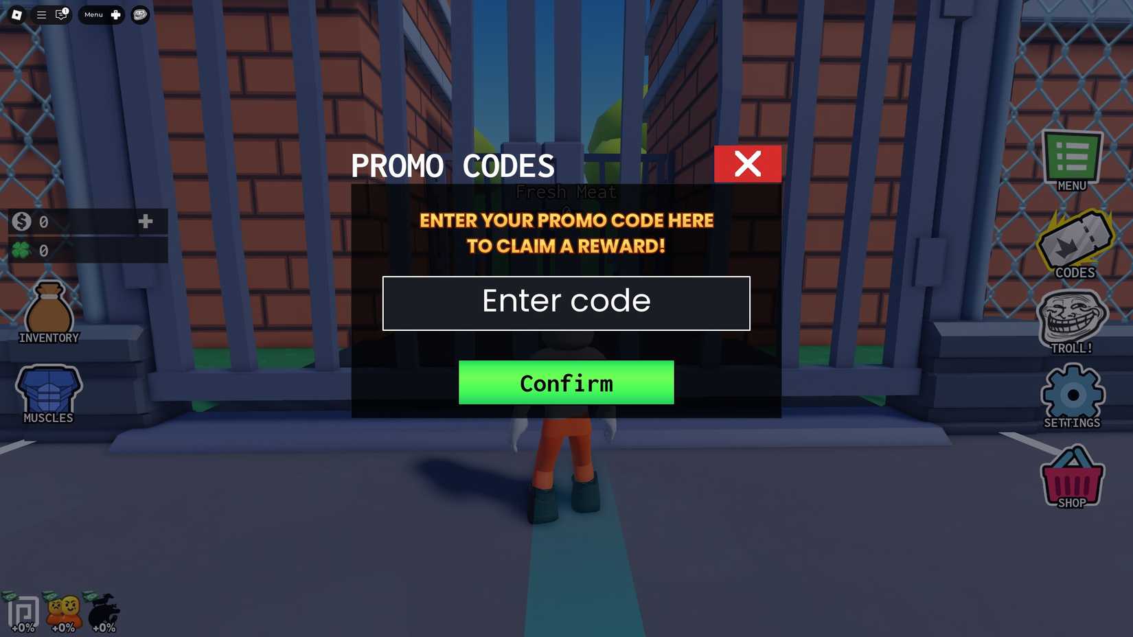 Prison Pump Codes - Roblox