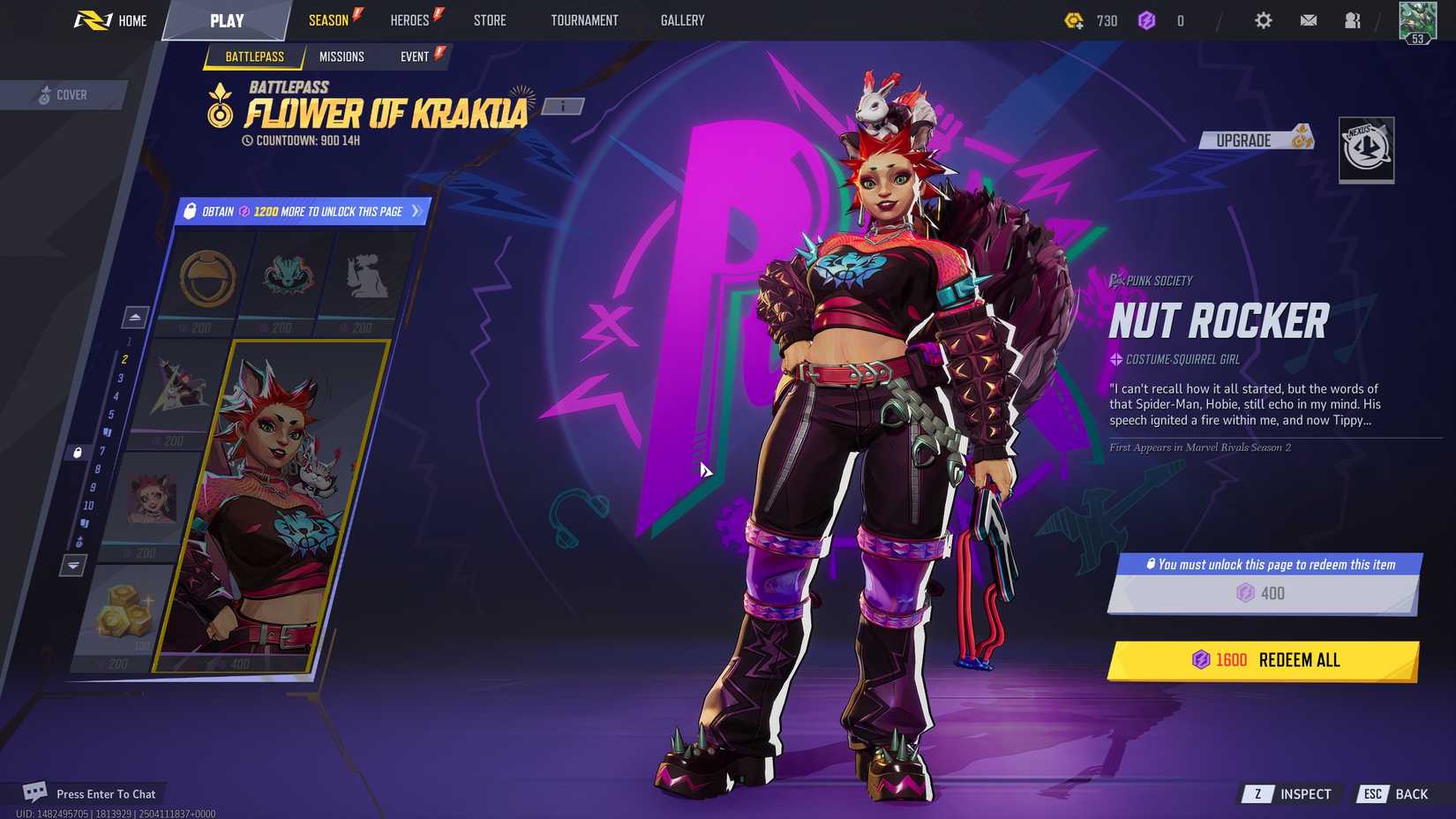 Every Season 2 Battle Pass Reward In Marvel Rivals