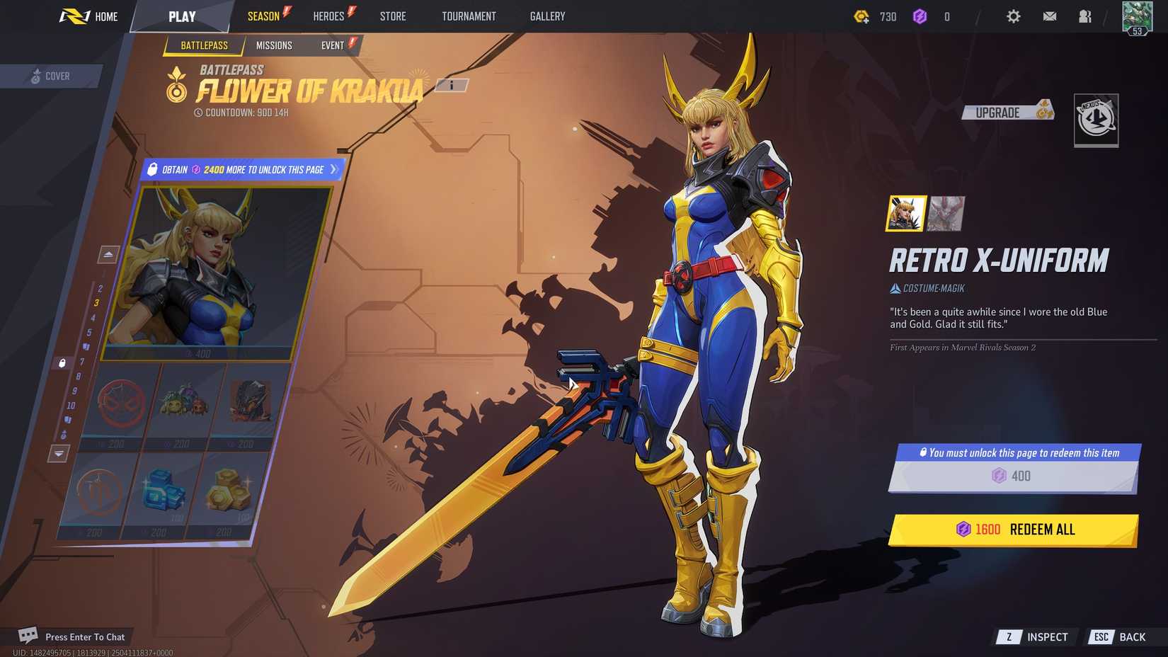 Every Season 2 Battle Pass Reward In Marvel Rivals