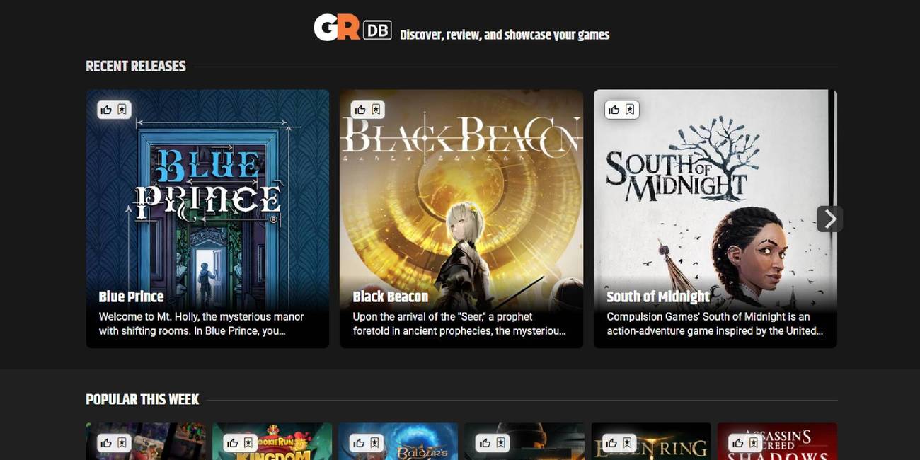 Game Rant DB Launches With Over 10,000 Video Games To Rate And Review