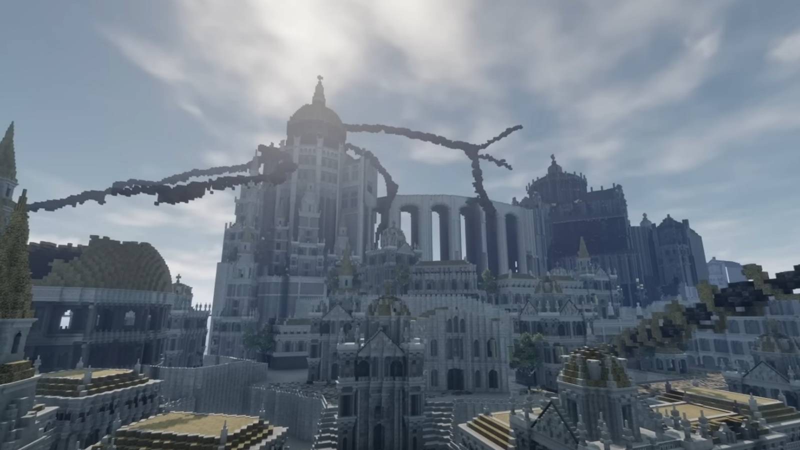 Minecraft Player Recreates 1:1 Elden Ring Map