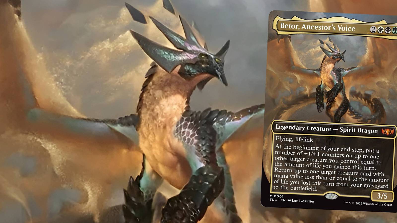 How To Build Tarkir: Dragonstorm's Betor, Ancestor's Voice In Commander ...