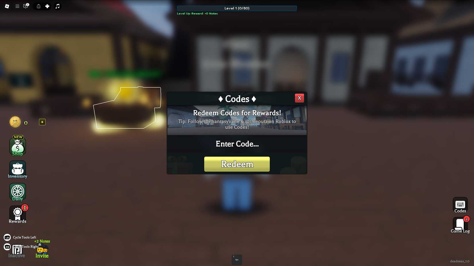 Dead Seas Codes - Roblox