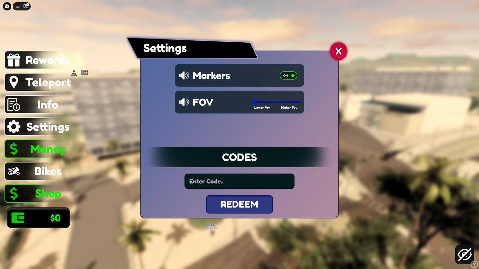 Urban Moto Codes - Roblox