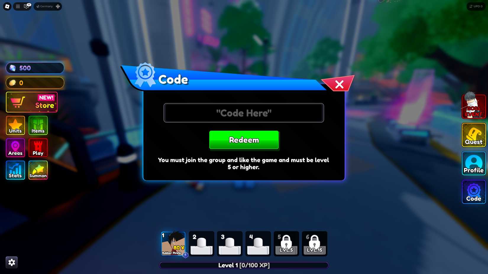 Anime Rangers X Codes - Roblox
