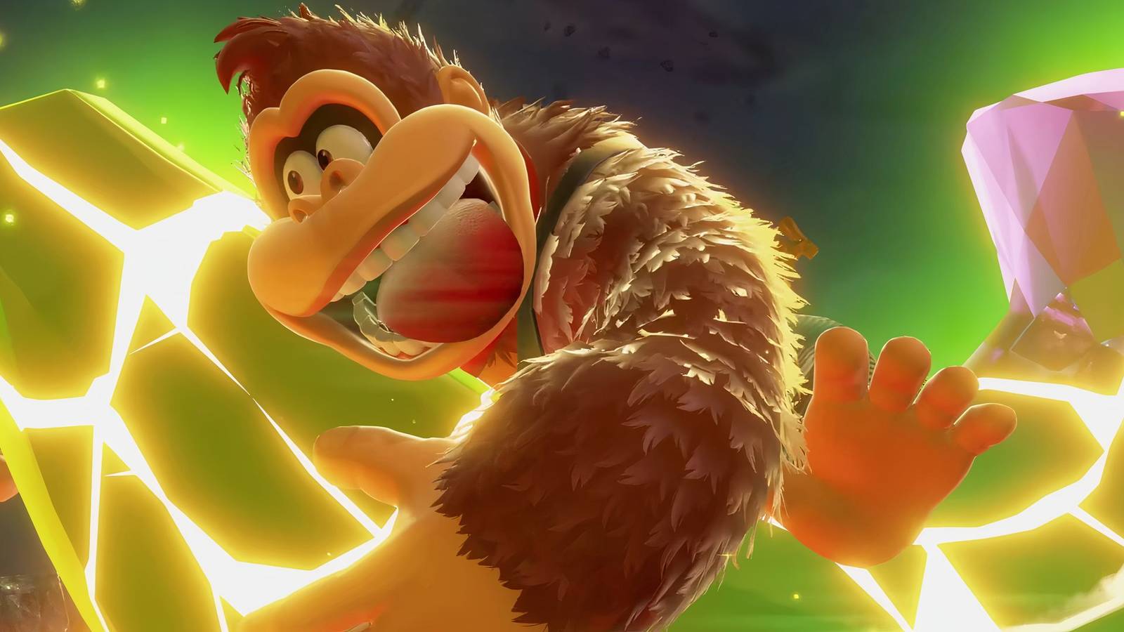 Donkey Kong Bananza Subtly Shows DK Stuffing His Face When Breaking ...