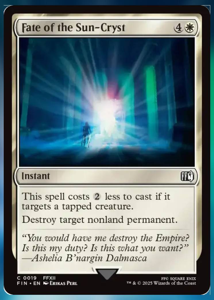 MTG's Final Fantasy Spoilers - Every Card, Commander Deck, Special Guest