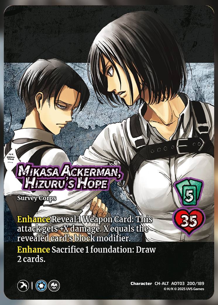 Check Out Attack On Titan: Apocalypse's Exclusive Alt-Art Universus Cards