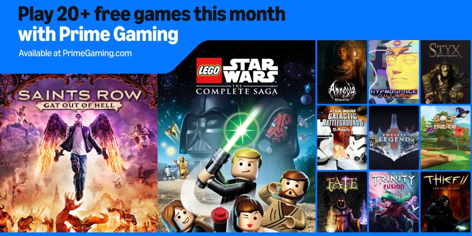 Amazon Reveals 22 Games Prime Subscribers Can Claim For Free Throughout ...
