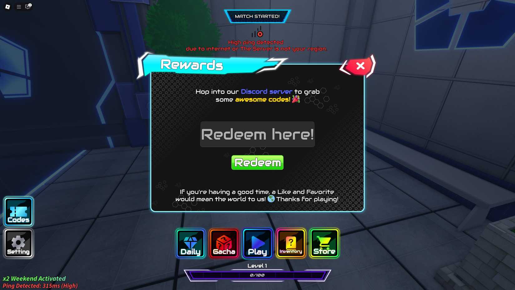 Project Egoist Codes - Roblox