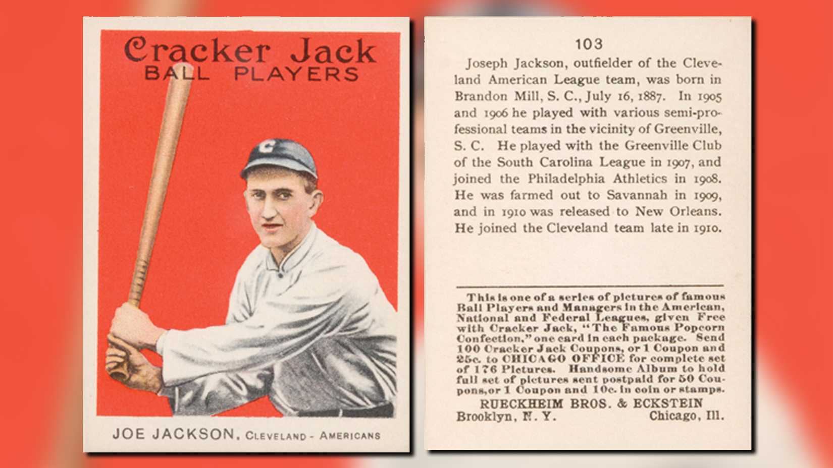 The Most Valuable Shoeless Joe Jackson Baseball Cards