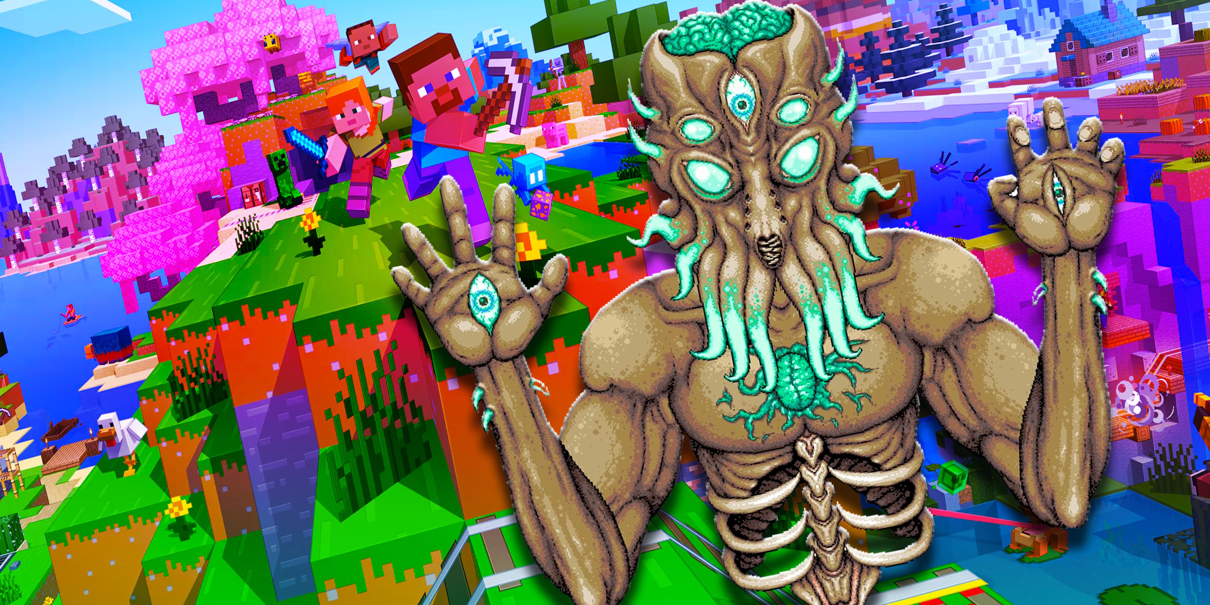 Turns Out The Best Way To Play Terraria Right Now Is In Minecraft