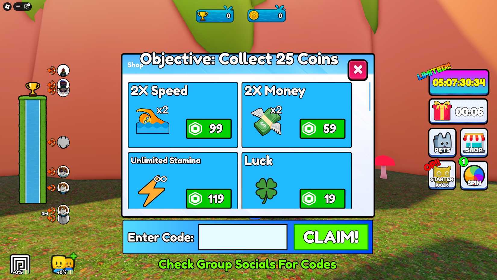 Swim For Money Codes - Roblox