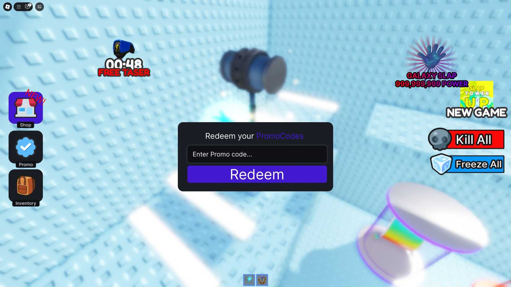 Slap Me Tower Codes - Roblox