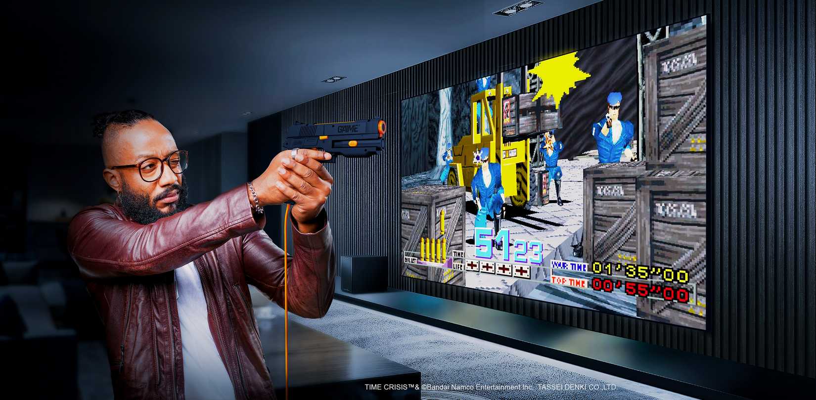 G’aim'e’s Plug & Play Time Crisis Gun Smashing Over 14 Times Its ...