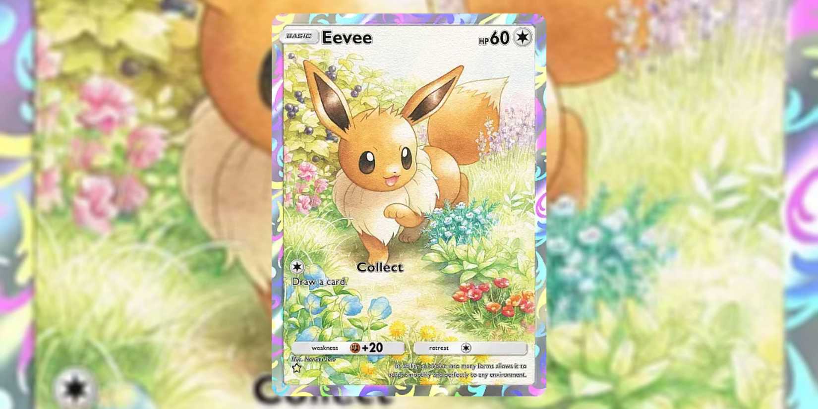 Pokemon TCG Pocket's Eevee illustration rare has hidden Eeveelution ...