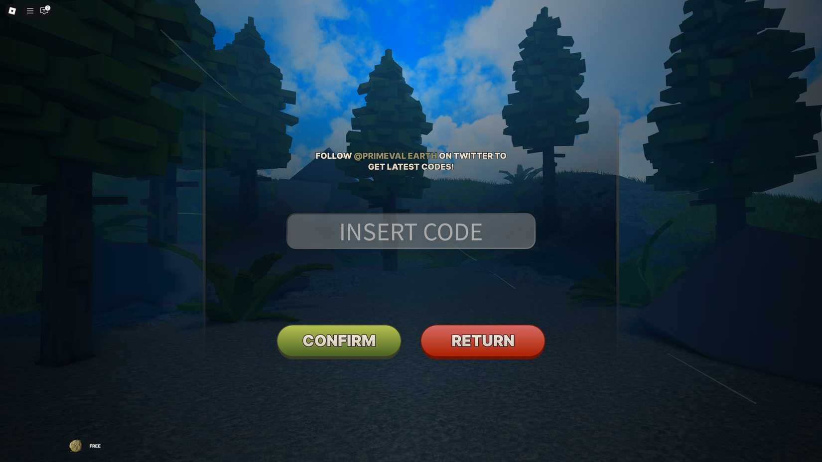 Primeval Earth Codes - Roblox