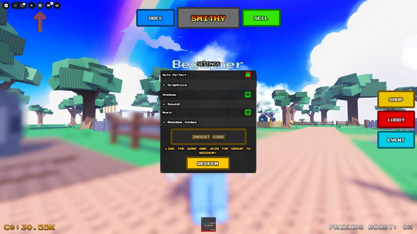Forge Master Codes - Roblox