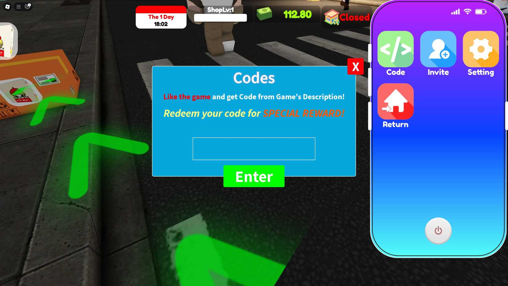 Popmarket Simulator Codes - Roblox