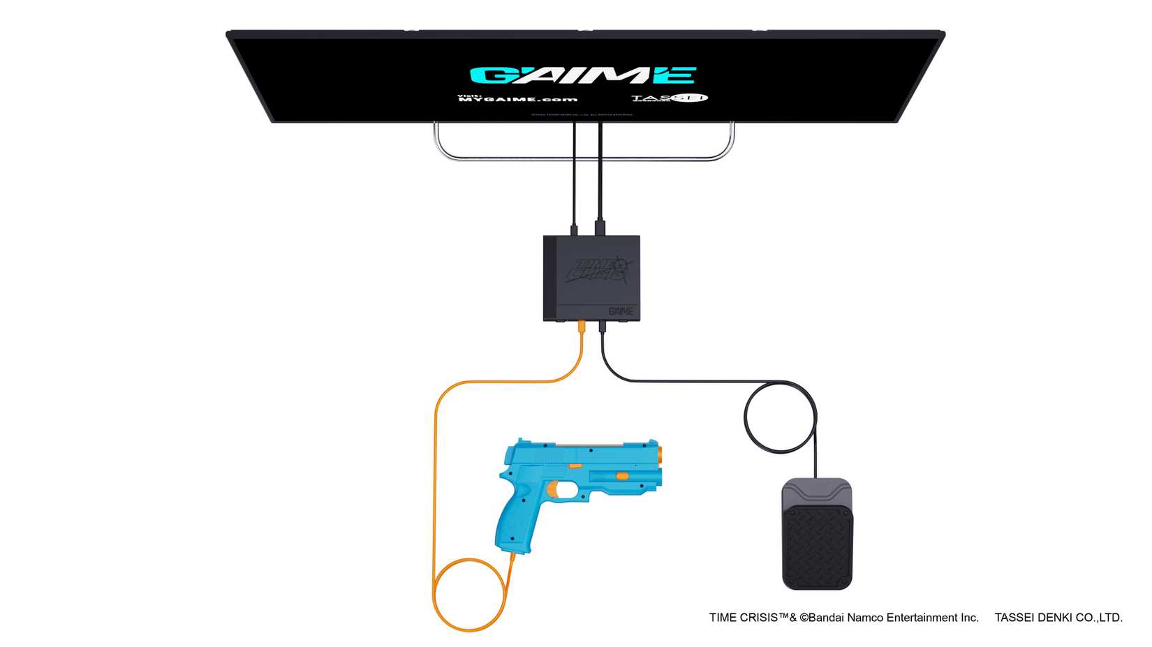 G’aim'e’s Plug & Play Time Crisis Gun Smashing Over 14 Times Its ...
