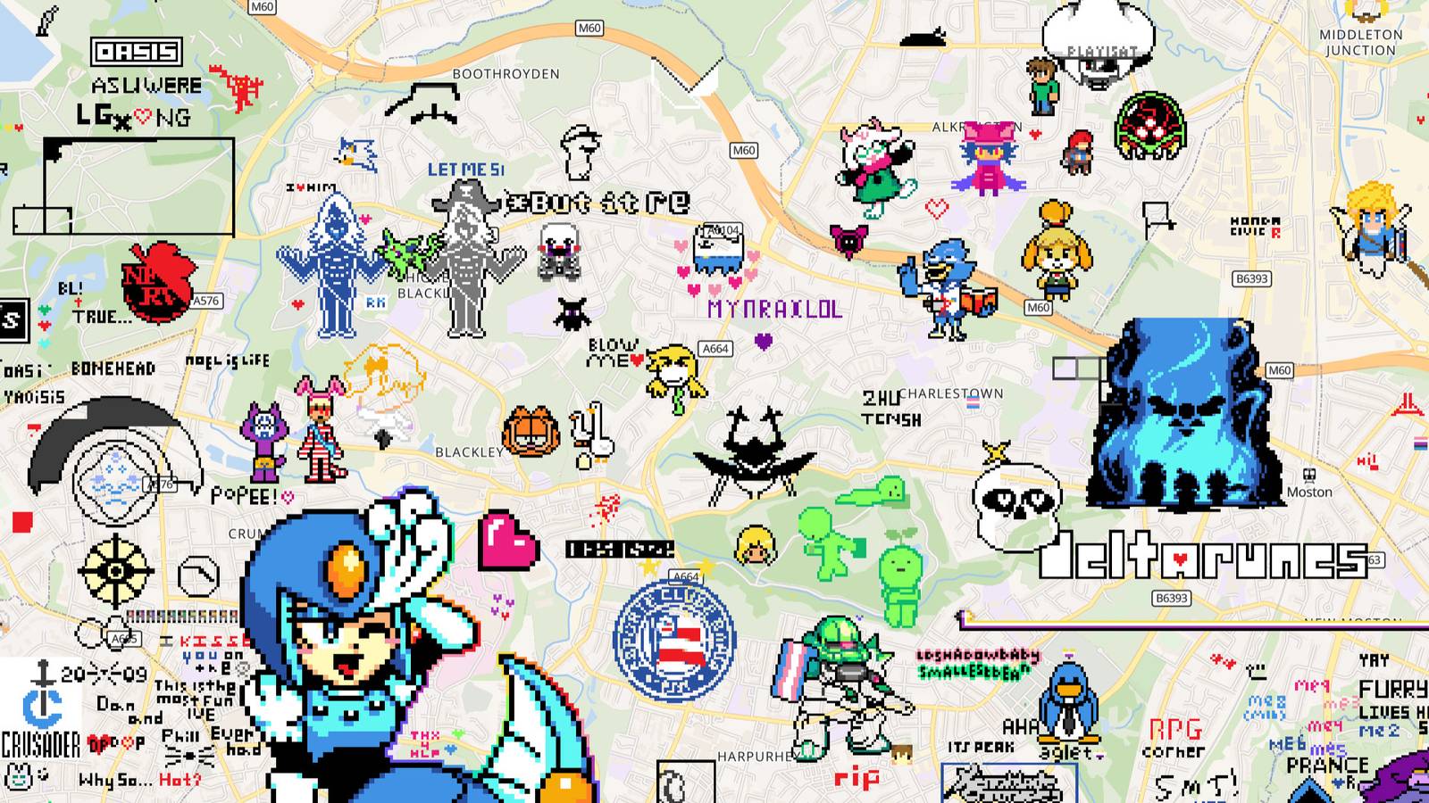 Deltarune Fans Have Already Overrun Live Interactive Map Wplace