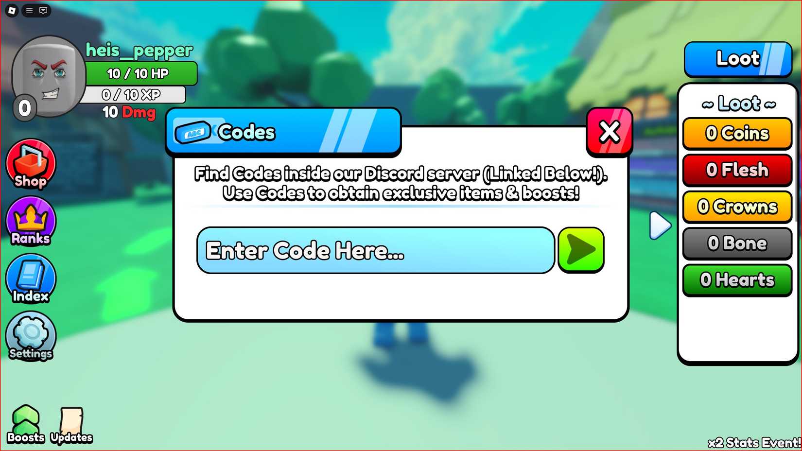 Dungeons Incremental 2 Codes - Roblox